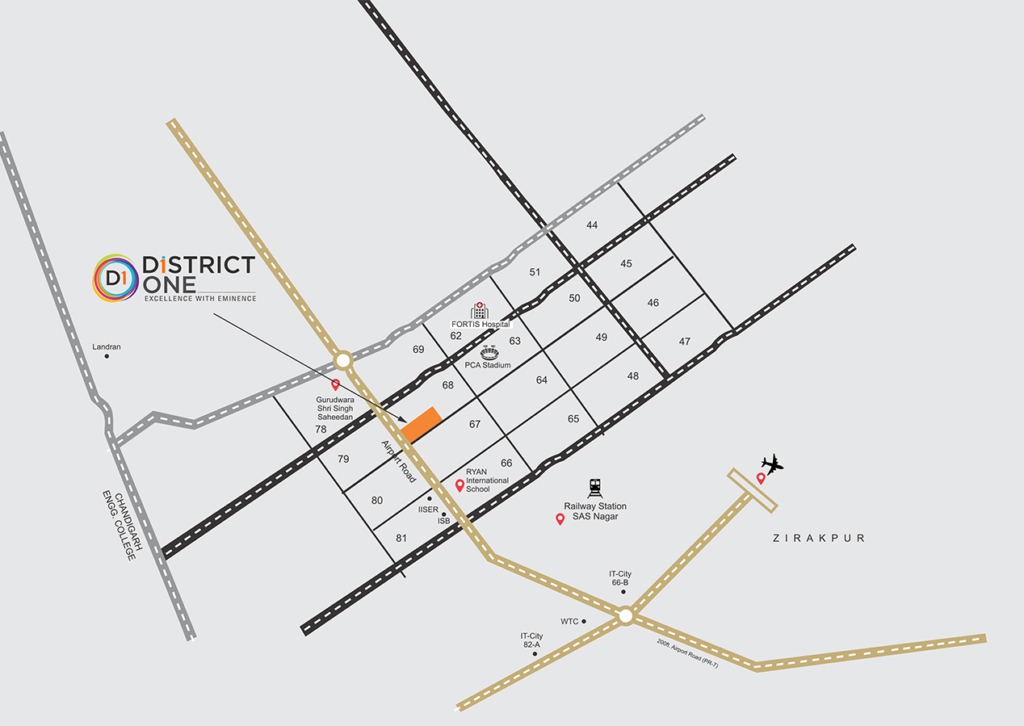 District One Mohali - Nadar Properties